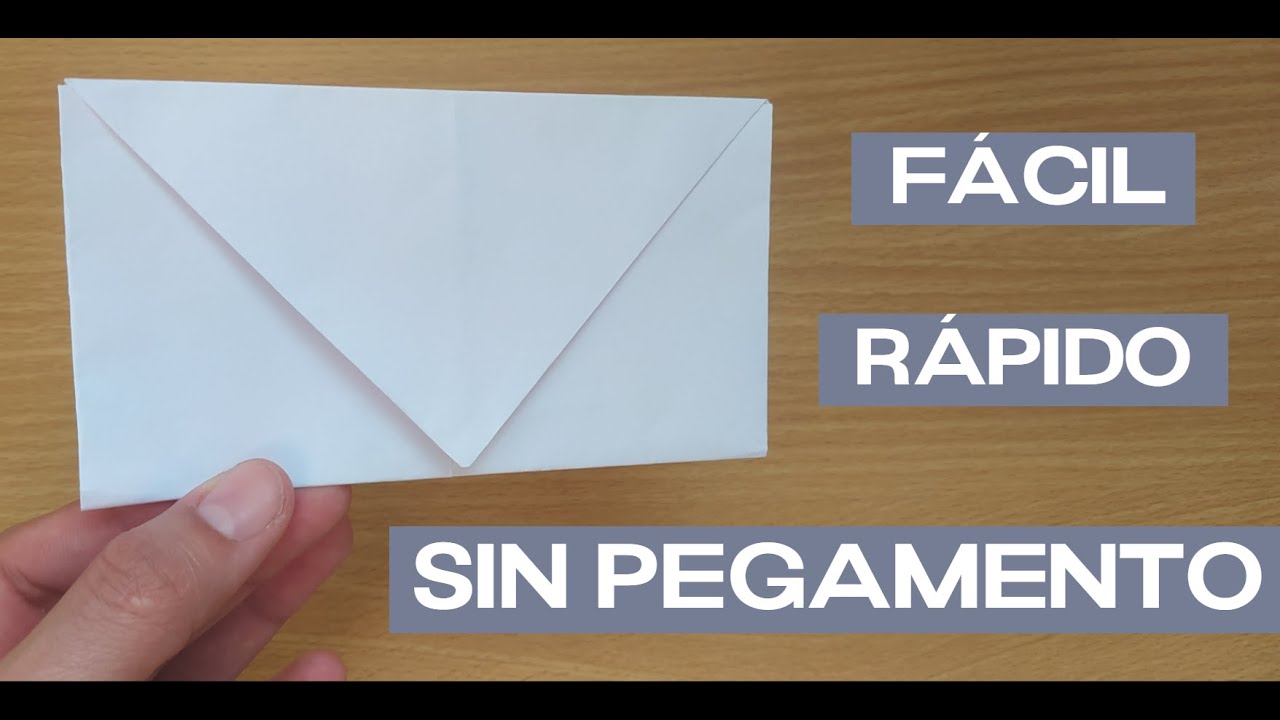 Como hacer un sobre para carta: 5 pasos simples y creativos